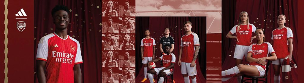 Arsenal FC Home Kit 2023/24 - SOCHEAPEST